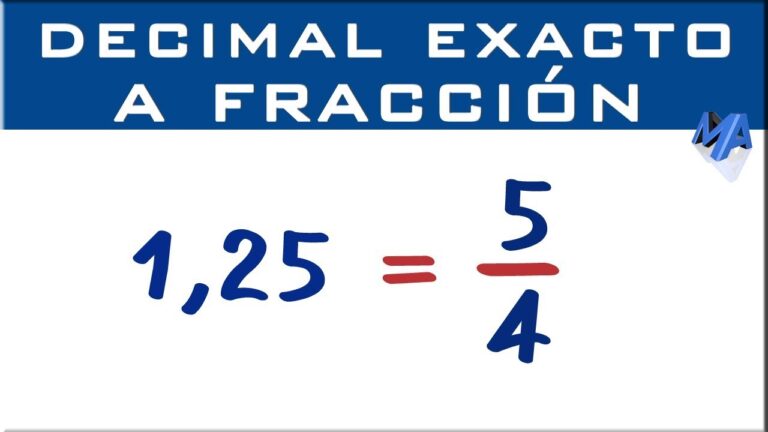 ¿Qué es un decimal exacto y cómo se calcula?