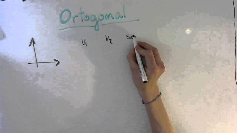 ¿Qué es un vector ortogonal? – Educación y Publicaciones Editorial