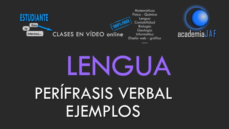 Ejercicios resueltos de perífrasis verbales