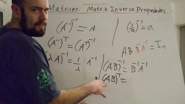 Las propiedades de la matriz inversa: todo lo que necesitas saber