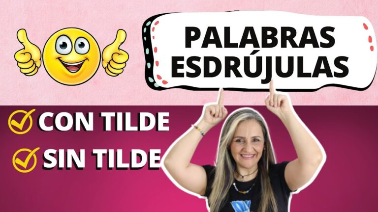 10 palabras esdrújulas con tilde: una lista para aprender y practicar