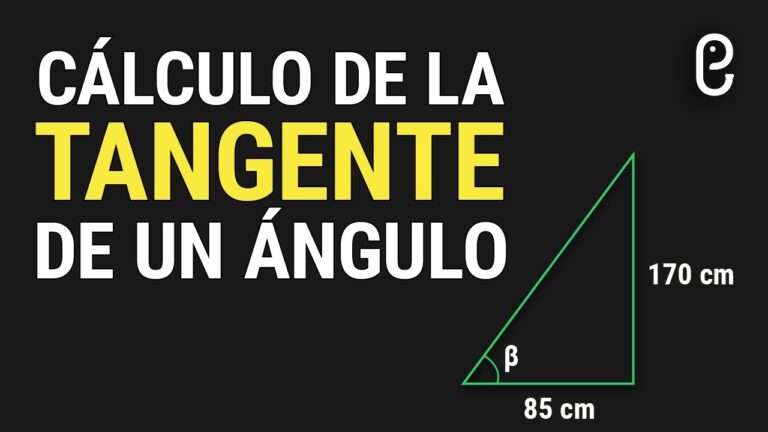 Cómo calcular la tangente de un ángulo – Educación y Publicaciones ...