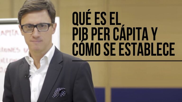 Cómo se calcula el PIB per cápita
