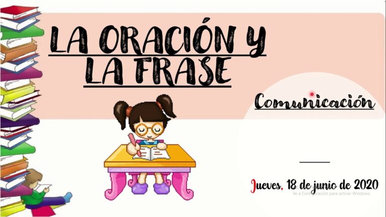 Ejemplos de frases y oraciones en español – Educación y Publicaciones ...