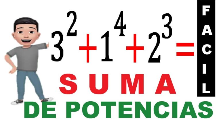 Cálculo de la suma de potencias con distinta base – Educación y Publicaciones Editorial