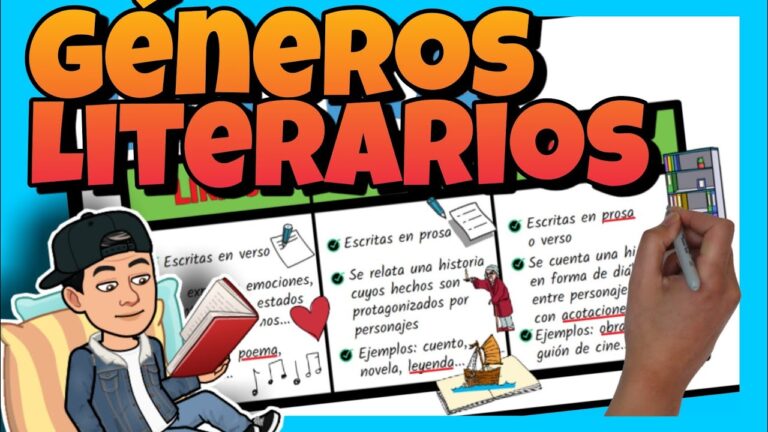 Características de los géneros literarios: una guía completa – Educación y Publicaciones Editorial