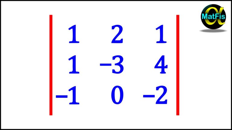 Cómo hacer un determinante de una matriz 3×3 – Educación y Publicaciones Editorial