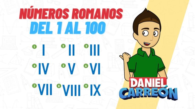 La tabla completa de los números romanos – Educación y Publicaciones ...