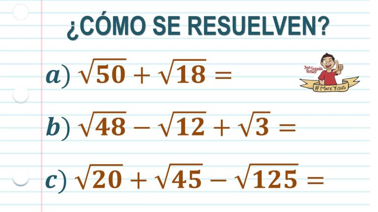 Operaciones de suma y resta de raíces cuadradas – Educación y ...
