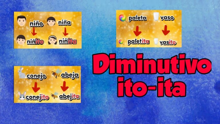 Palabras con el sufijo ito: una lista de ejemplos – Educación y Publicaciones Editorial