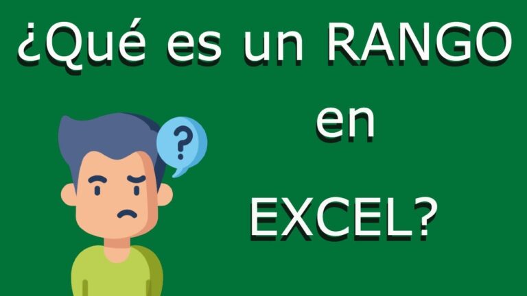 ¿Qué es un rango en Excel y cómo se utiliza?