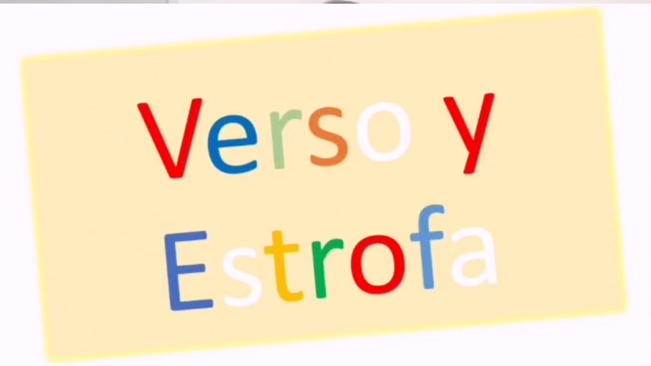 ¿Qué es un verso y una estrofa? – Educación y Publicaciones Editorial