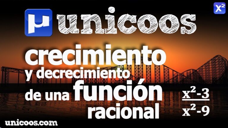 Análisis del crecimiento y decrecimiento de una función – Unicoos ...