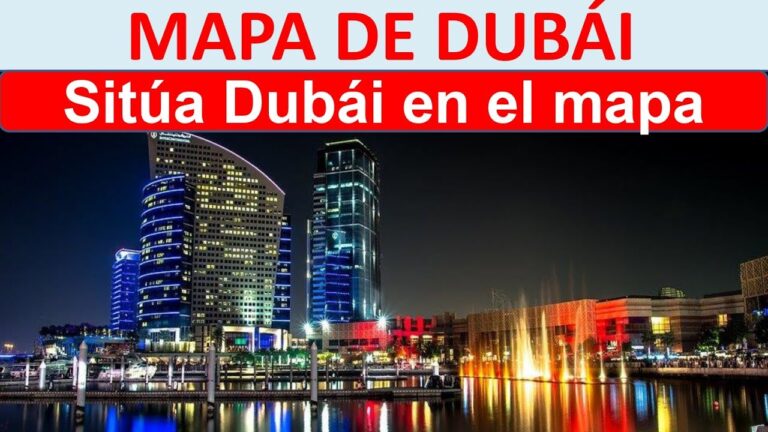Descubre el mapa de Dubai en el mundo – Educación y Publicaciones Editorial