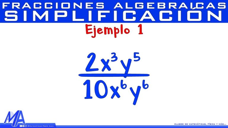 Ejercicios resueltos para simplificar fracciones algebraicas ...