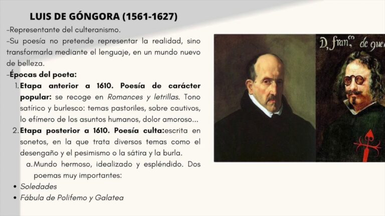 Luis de Góngora y su movimiento literario – Educación y Publicaciones ...