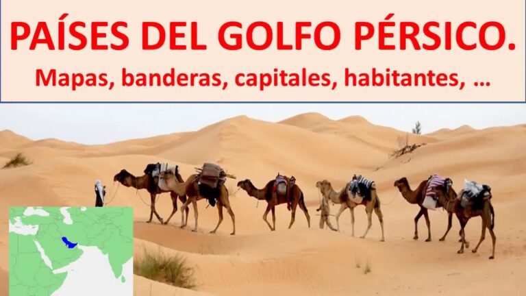Mapa de los países del Golfo Pérsico – Educación y Publicaciones Editorial