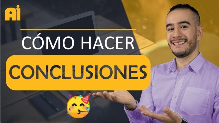 Cómo hacer la conclusión de un trabajo correctamente – Educación y ...