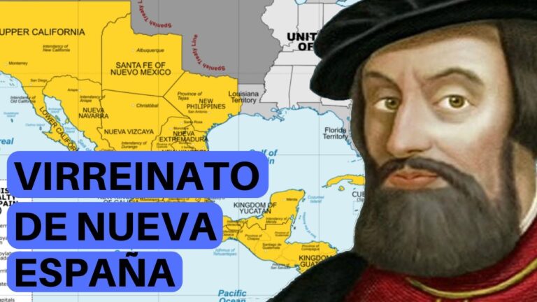 El mapa del Virreinato de Nueva España
