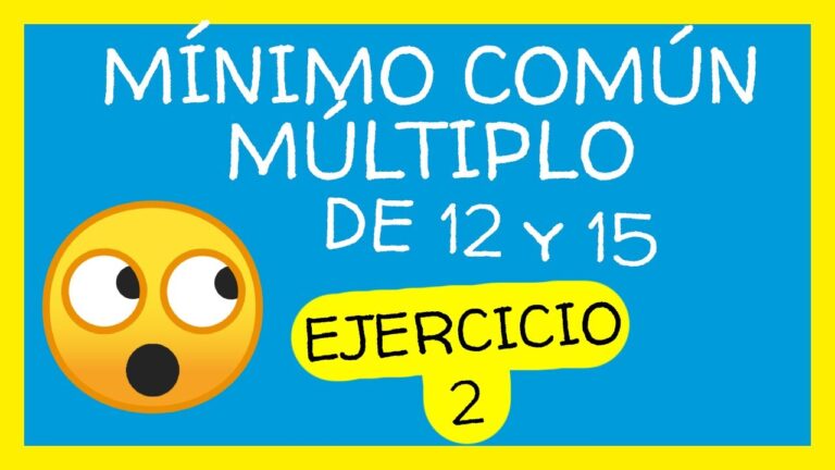 Cómo calcular el mínimo común múltiplo de 12 – Educación y ...